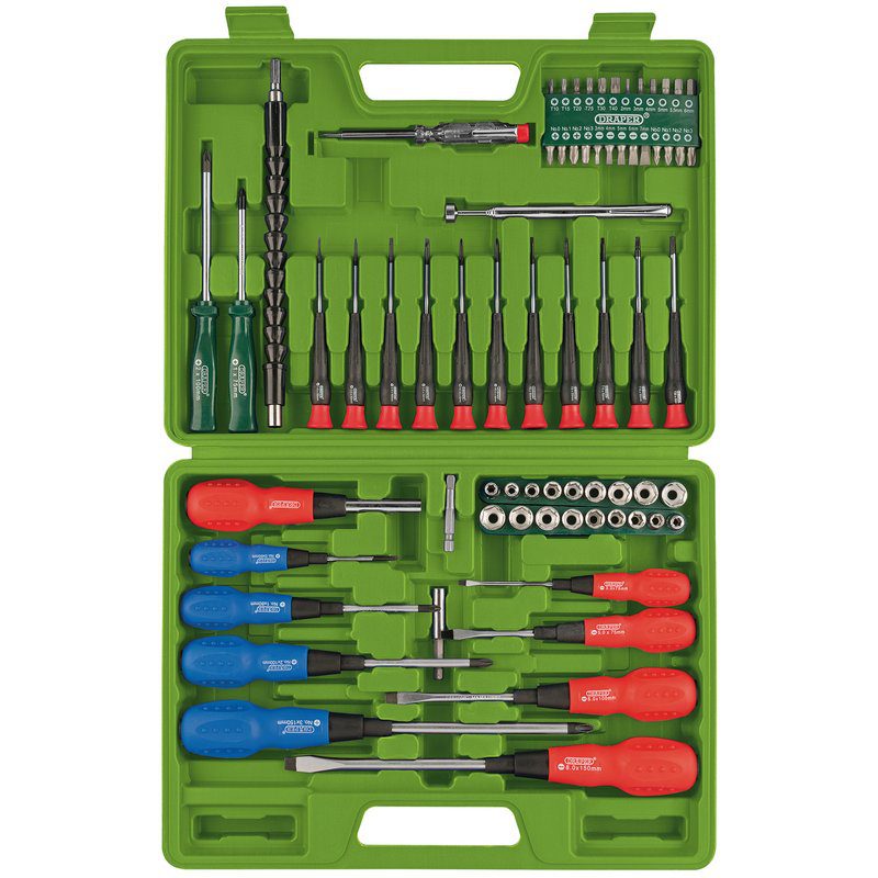 Draper Screwdriver Socket Bit Set 70 Piece - Tools 4 Flooring and More