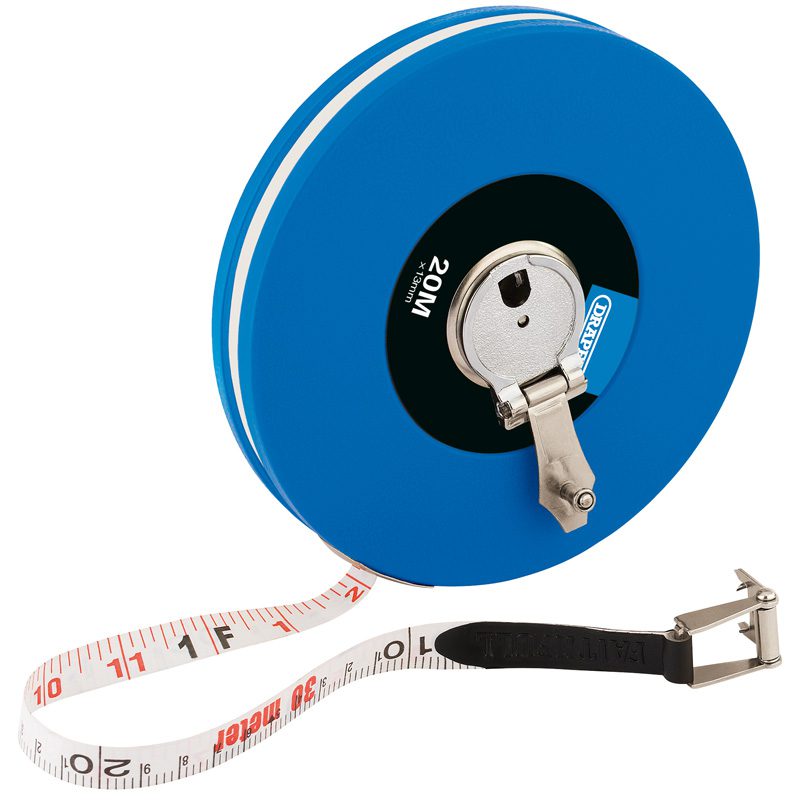 Draper Fibreglass Tape Measure 20m - Tools 4 Flooring and More - Carpet ...